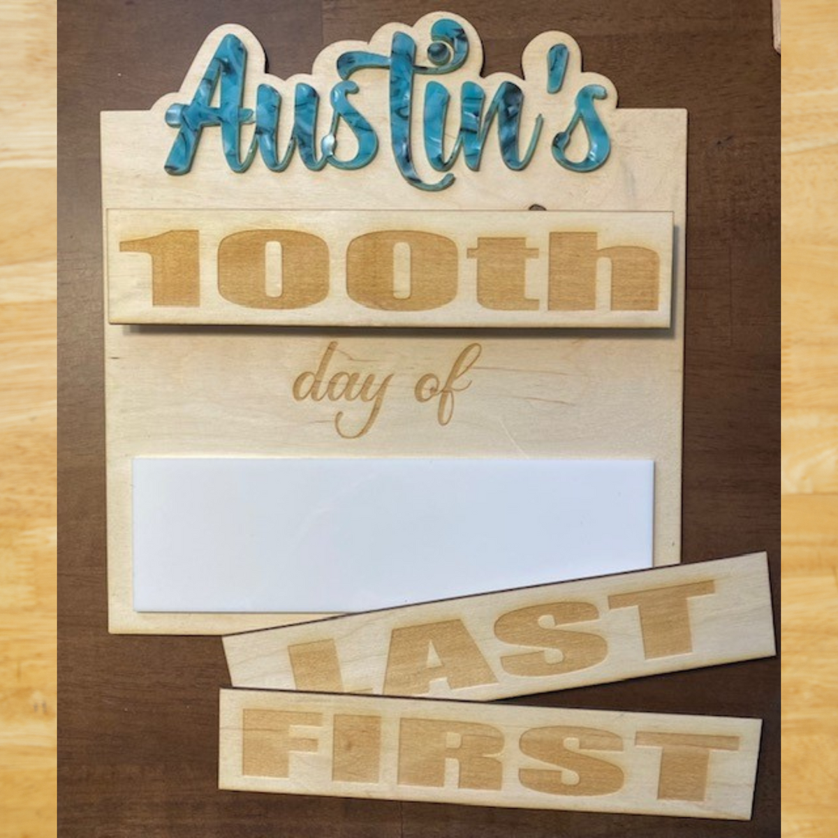 First, Last, 100th Day of School - Reusable Photo Prop Sign – JoyFilled LLC