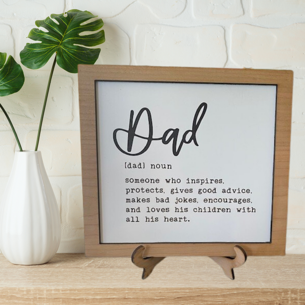 Dad Plaque – JoyFilled LLC