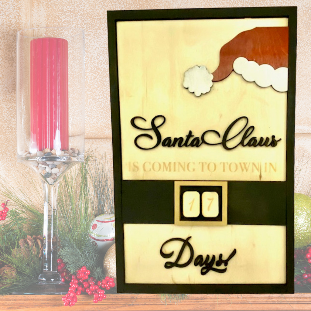 Santa Claus Christmas Countdown – JoyFilled LLC